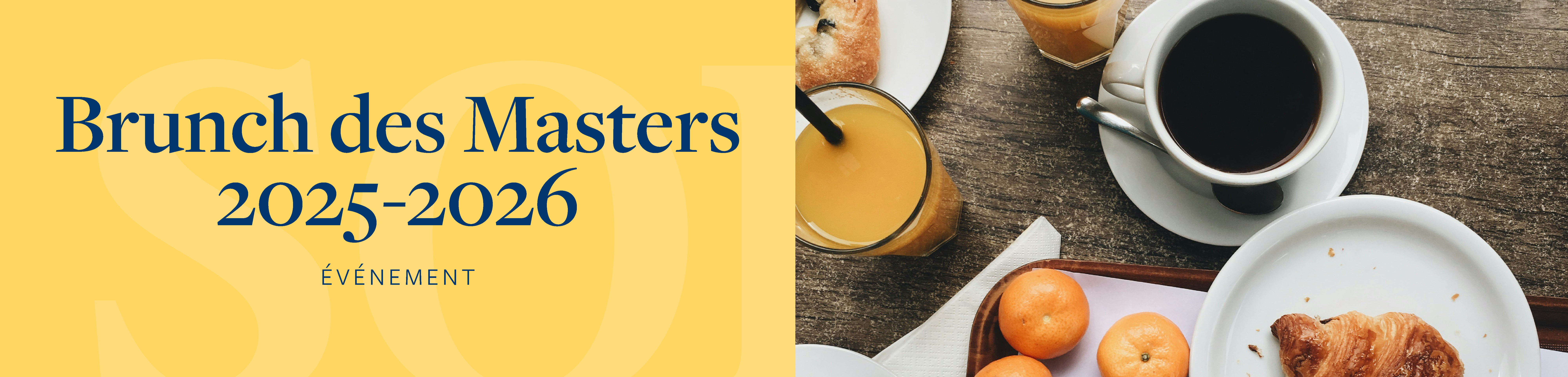 Brunch des Masters 2025-2026 | UFR - Management (UFR06)